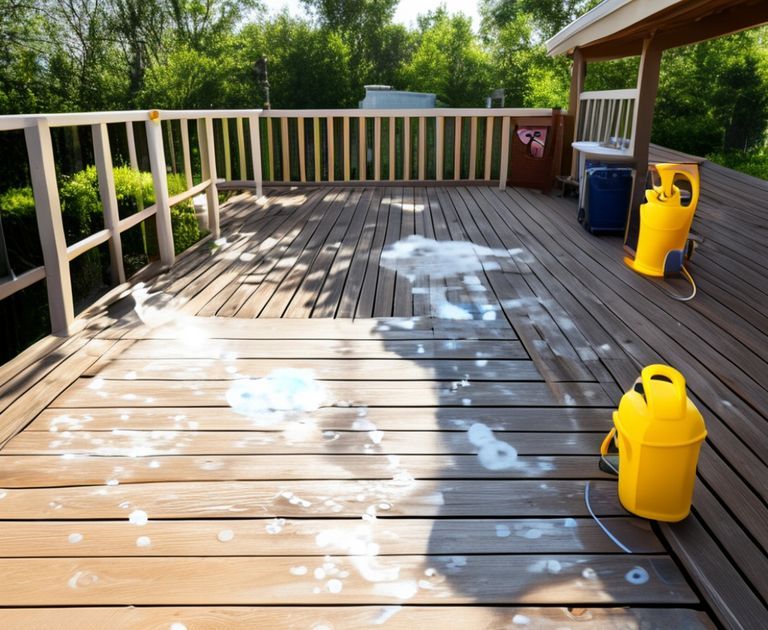 How To Clean A Deck With Bleach Safely (Step-by-Step Guide)
